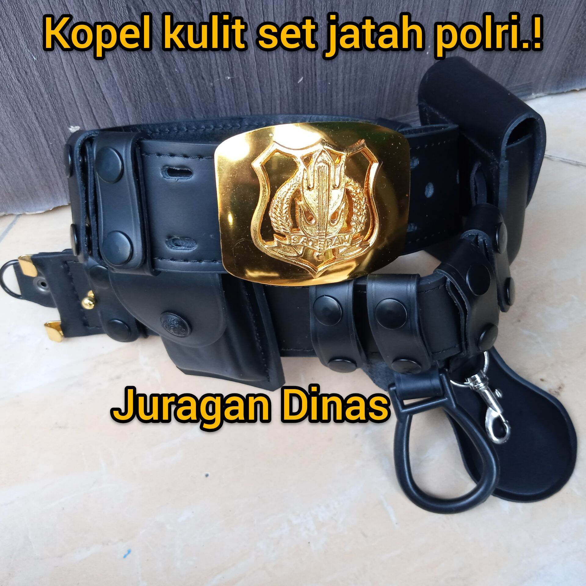 Kopel satpam kulit jatah polri fulset lengkap dengan bangkol | Lazada ...