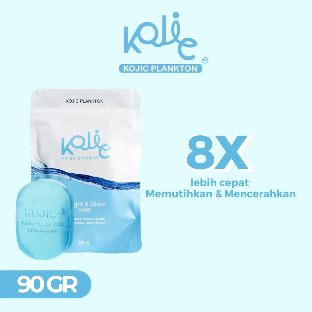 SABUN KOJIC PLANKTON BRIGHT & GLOW SOAP 40gr & 90gr ORIGINAL BPOM ...