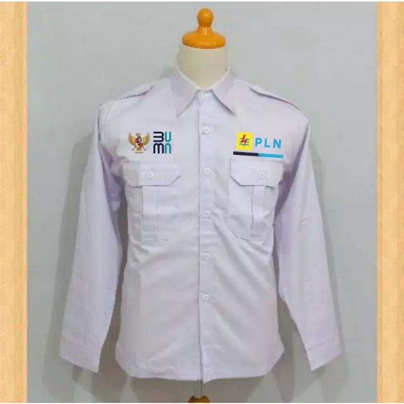 KEMEJA PLN MODEL TERBARU BUMN PLN #PLN #BUMN PANJANG SERAGAM PLN PDH ...