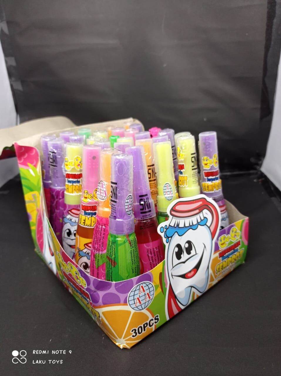 1 PACK PERMEN SEMPROT ANEKA RASA / SIRUP SPRAY / ISI 30 PCS | Lazada ...