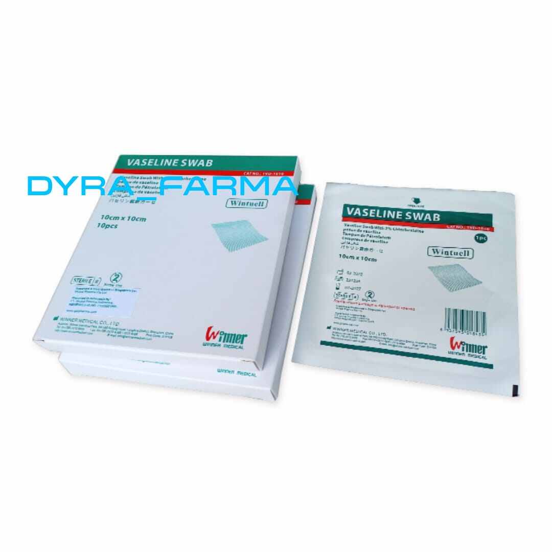 Supratule Vaseline Swab Winner 10x10cm Winner- kasa rawat luka tidak ...