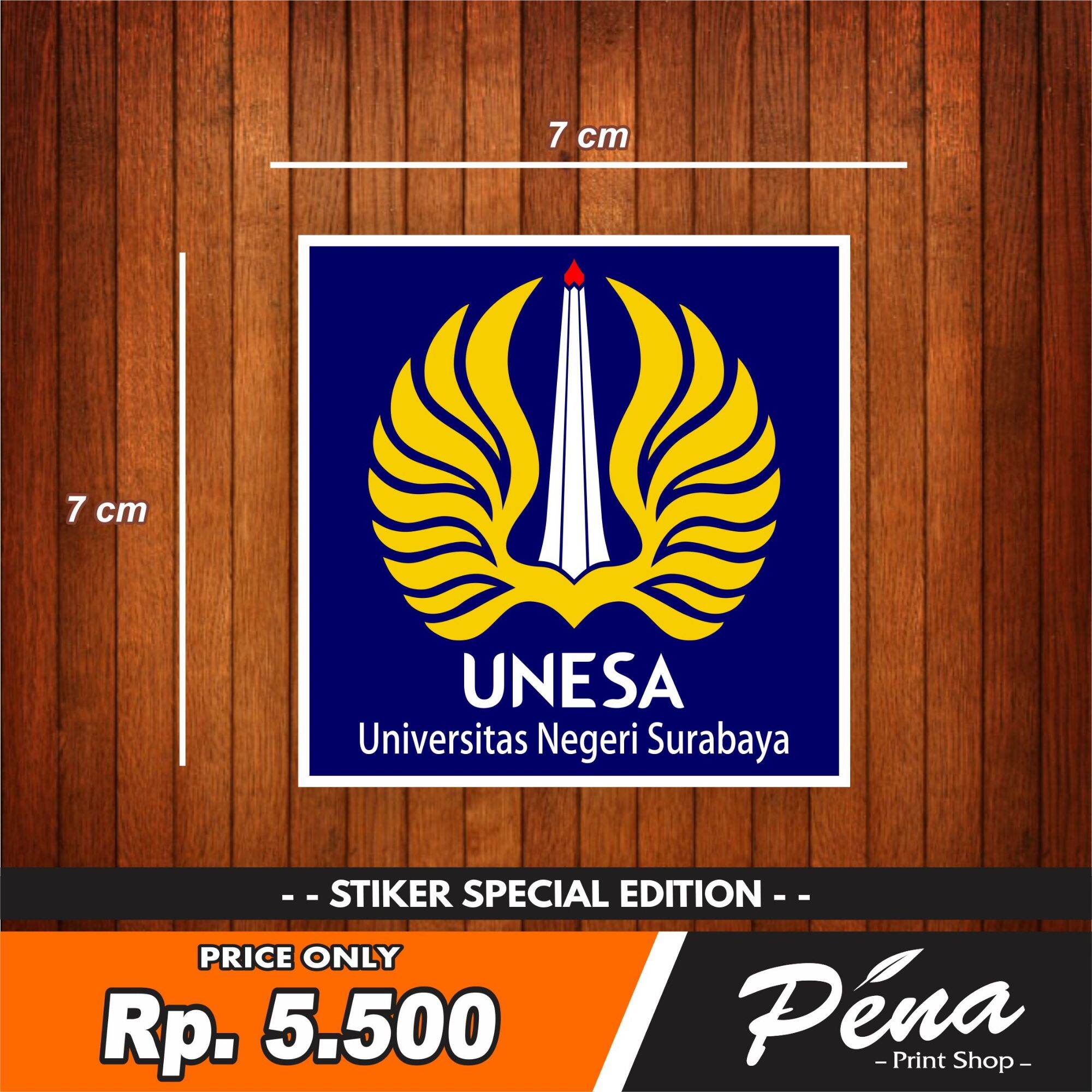 Sticker Stiker UNESA Universitas Negeri Surabaya | Lazada Indonesia