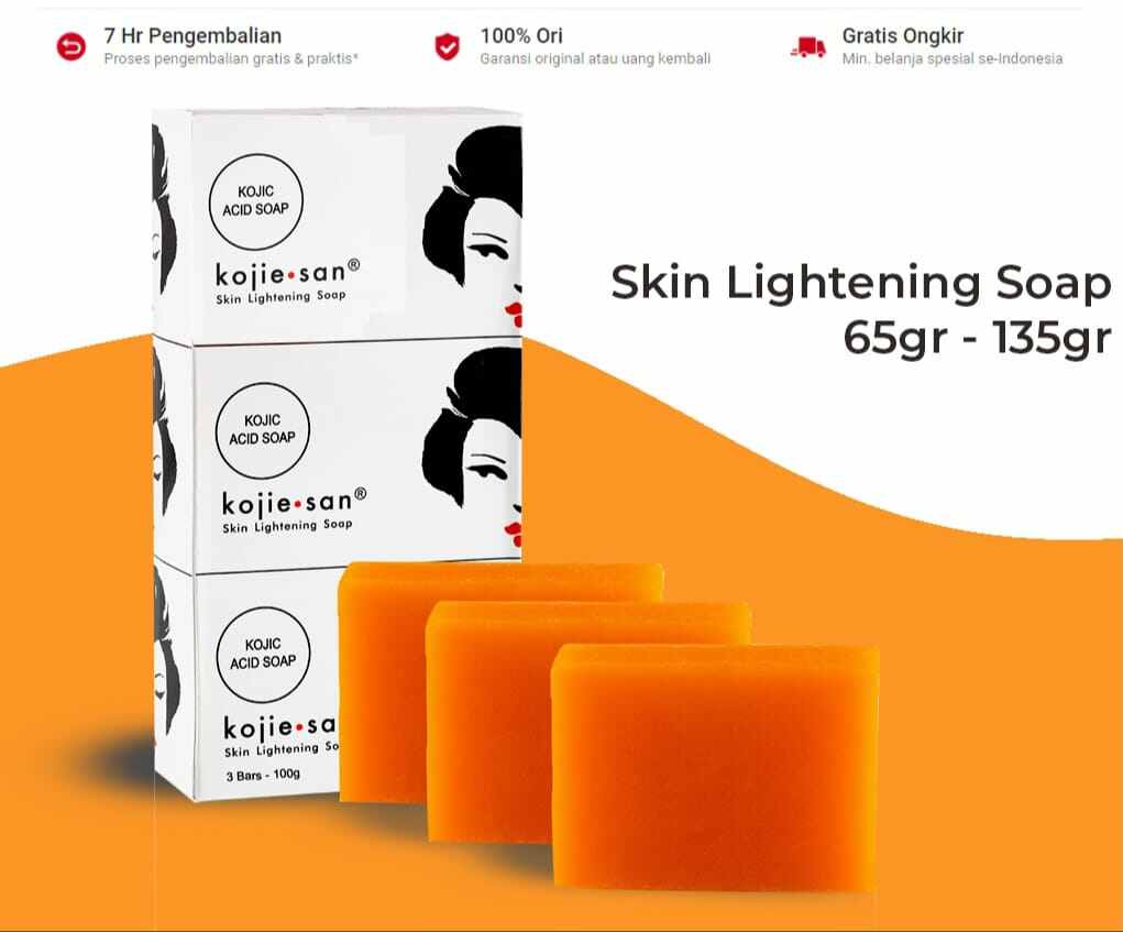 KOJIE SAN SKIN LIGHTENING SOAP 65GR/KOJIE SAN SABUN WAJAH 65GR/SABUN ...