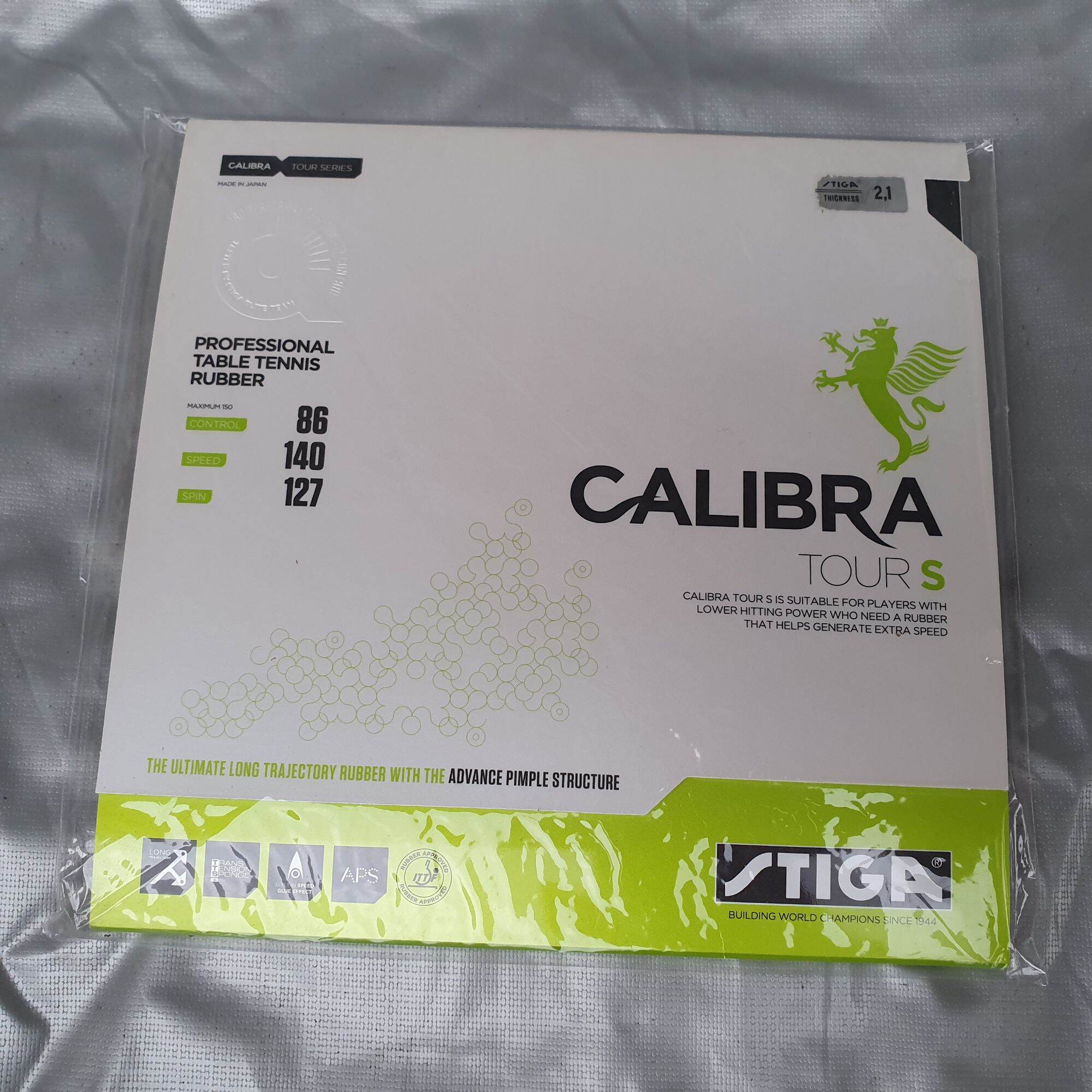 stiga calibra tour s 2.1 rubber karet ping pong | Lazada Indonesia