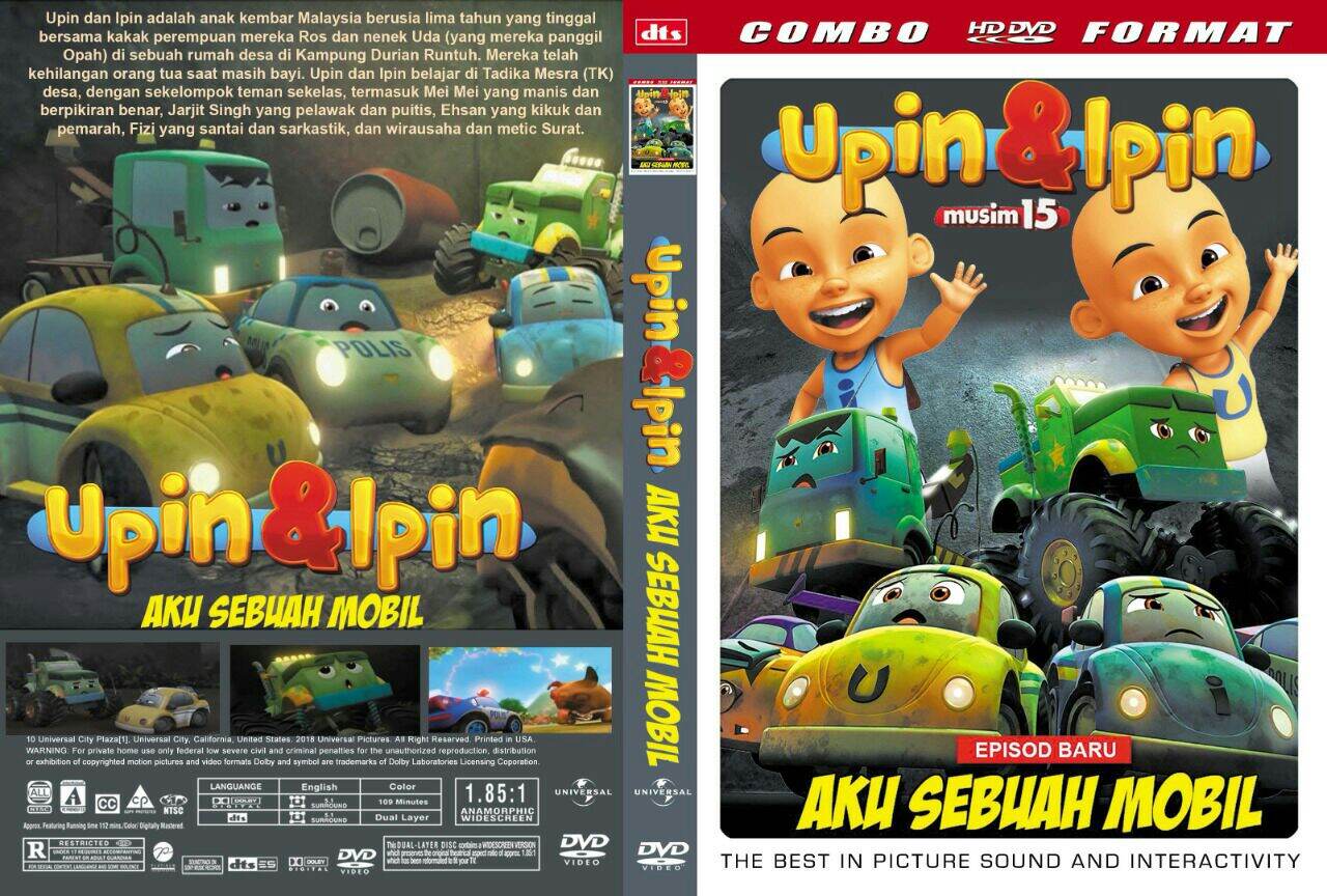 Kaset Dvd Film Animasi Upin Ipin Terbaru Aku Sebuah Mobil 2021