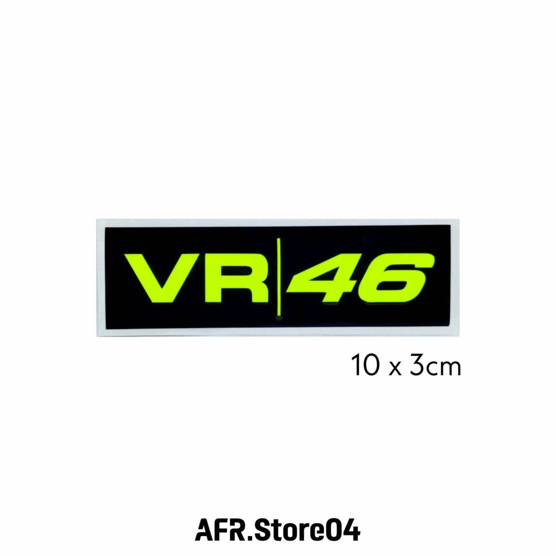 Sticker Stiker VR46 hitam Rossi UK 10cm | Lazada Indonesia