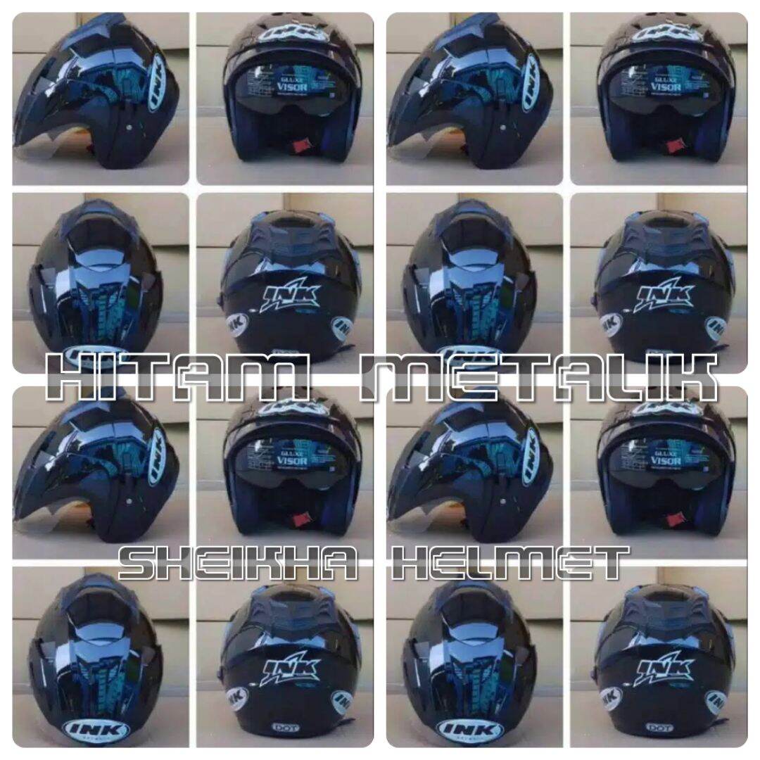 HELM INK DOUBLE VISOR BUSA TEBAL SNI NEW | Lazada Indonesia