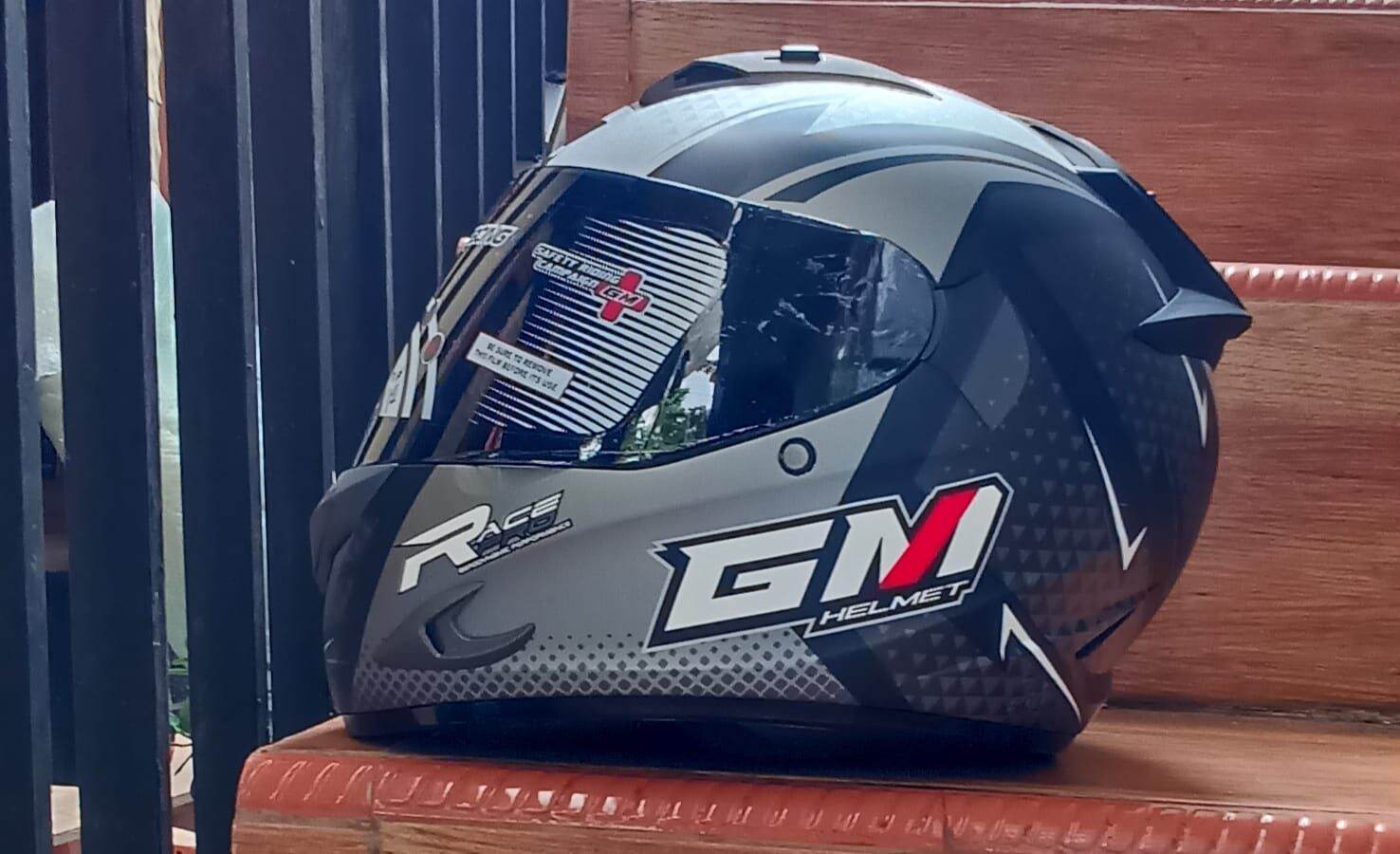 [BAYAR DI TEMPAT]Helm GM Race Pro full face motif ZR Original GM Race ...
