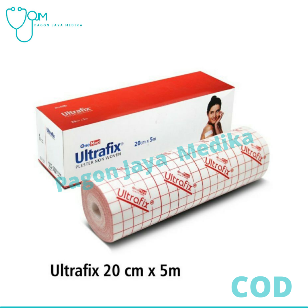 Ultrafix 20 cm x 5 m Onemed | plester Luka Non woven Ultrafix onemed ...