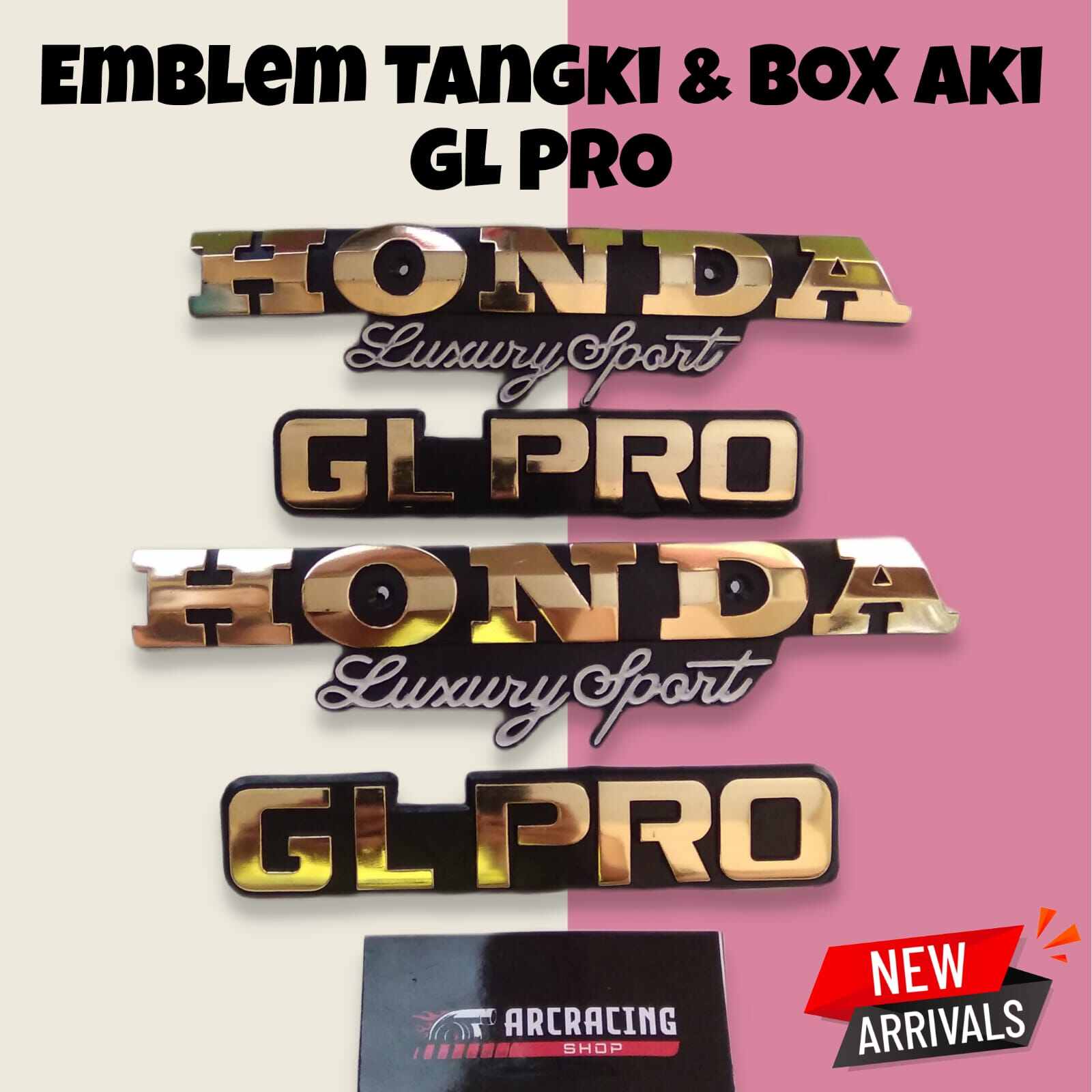 EMBLEM TANGKI DAN BOX AKI GL PRO. | Lazada Indonesia