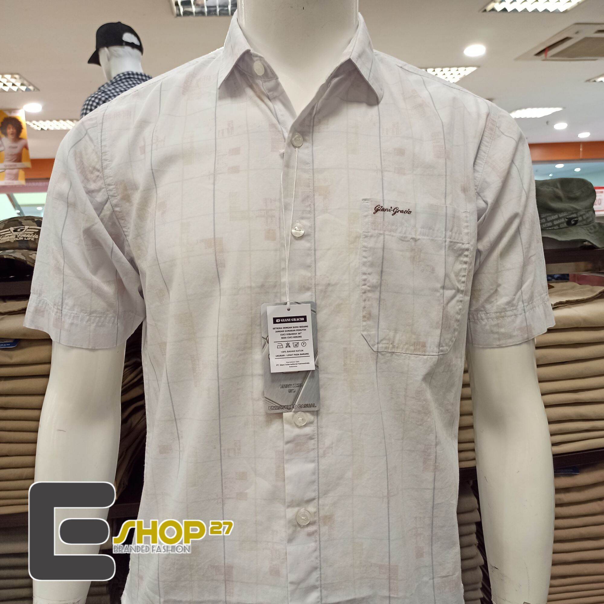 kemeja pria brand GIANI GRACIO G71802 024 01 | Lazada Indonesia
