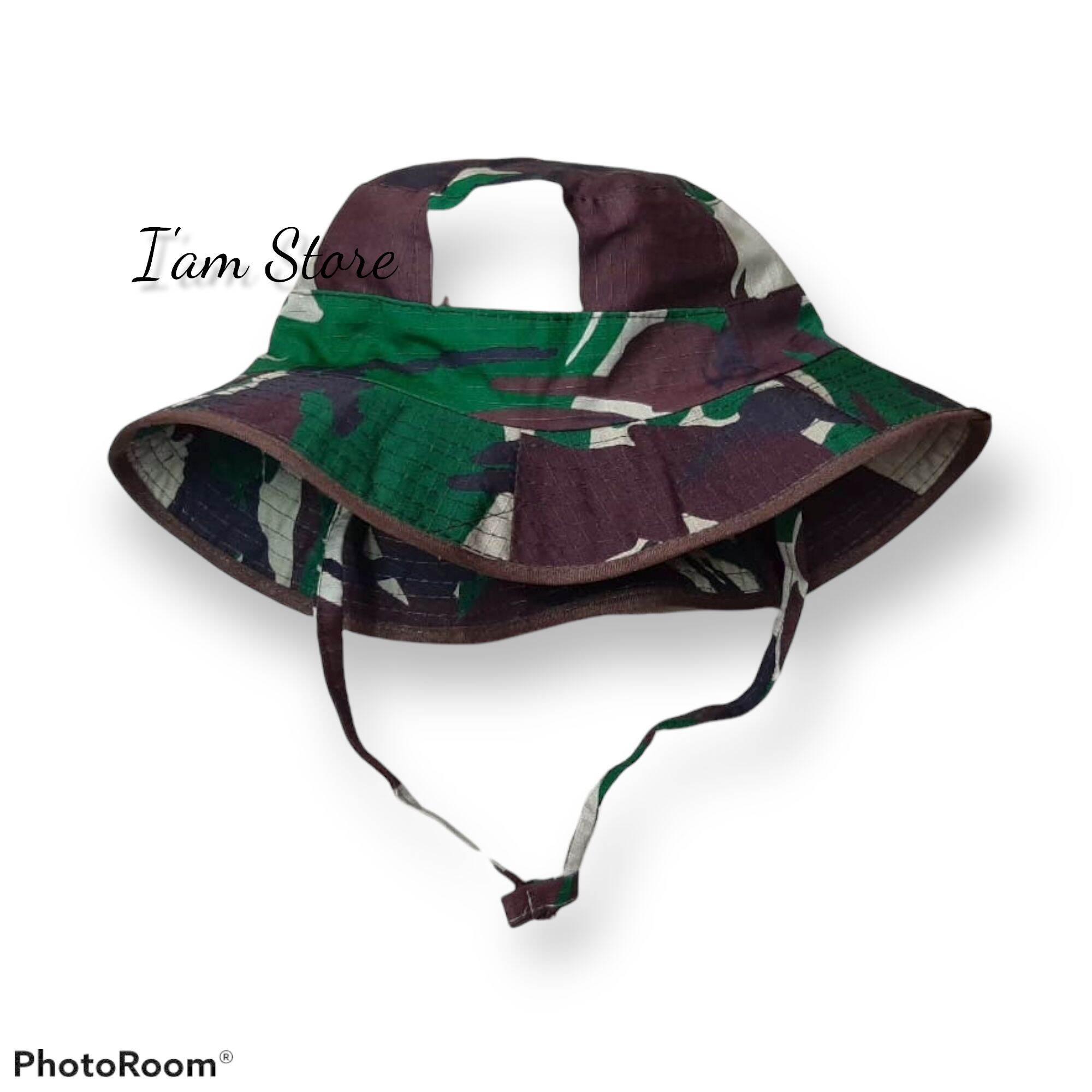 Topi Rimba Loreng TNI/Topi Gunung/Topi Mancing/Topi Army | Lazada Indonesia