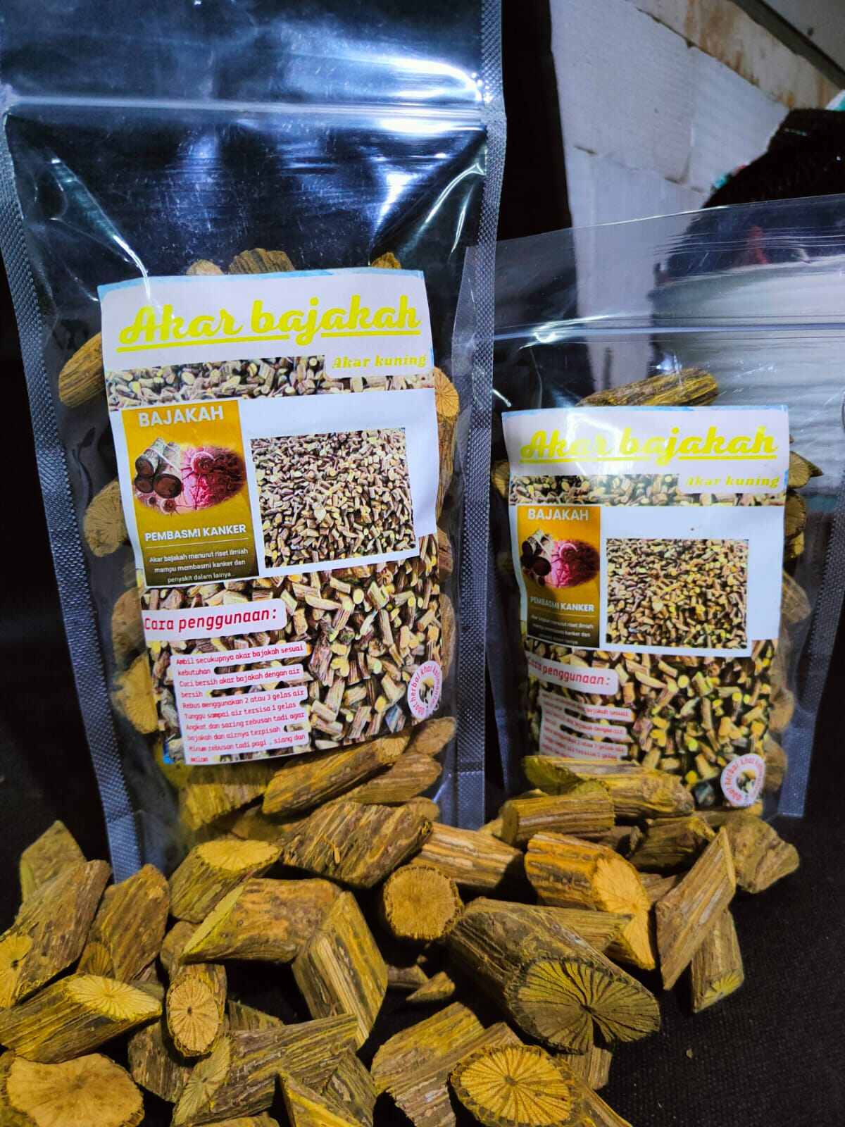 akar bajakah kuning 1 kg - bajakah akar kuning asli kalimantan ...