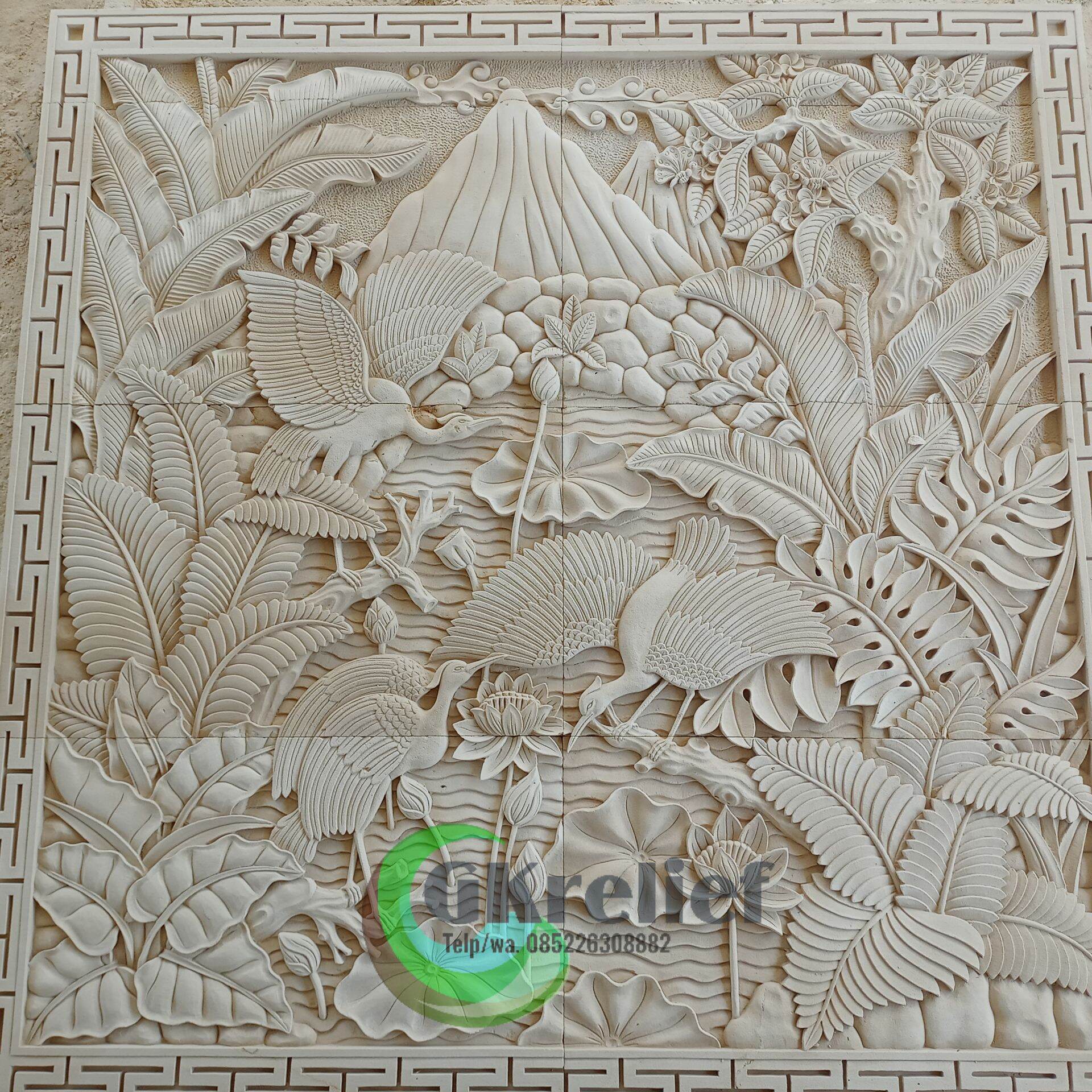 relief ukir batu alam hiasan dinding | Lazada Indonesia