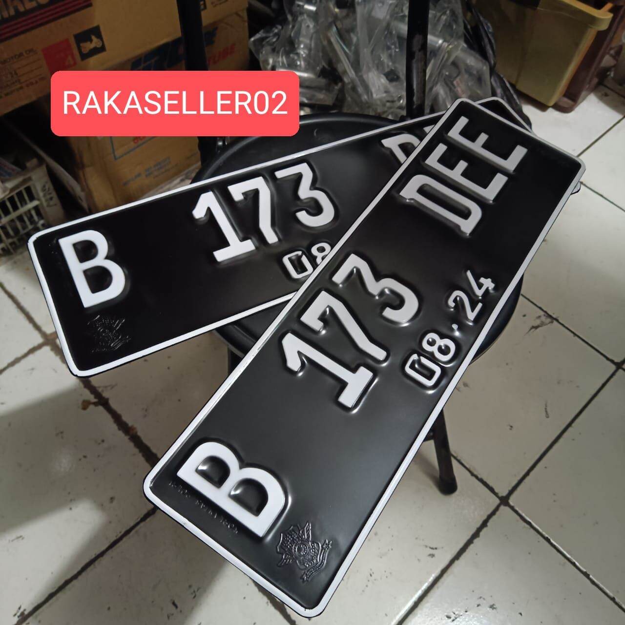 PLAT NOMOR MOBIL. FONT BARU | Lazada Indonesia