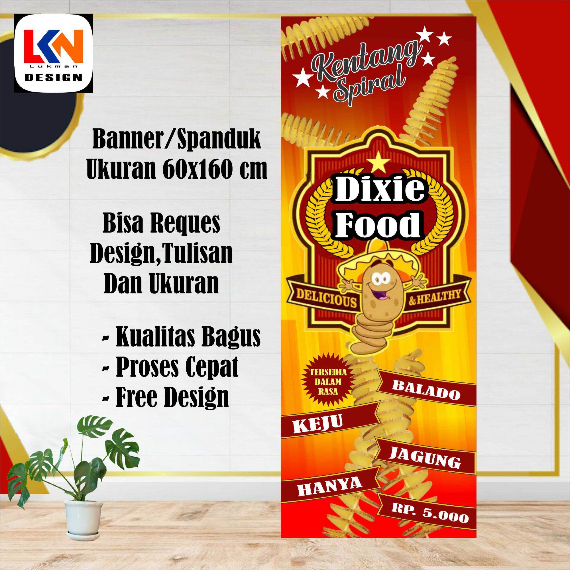 banner kentang spiral | Lazada Indonesia