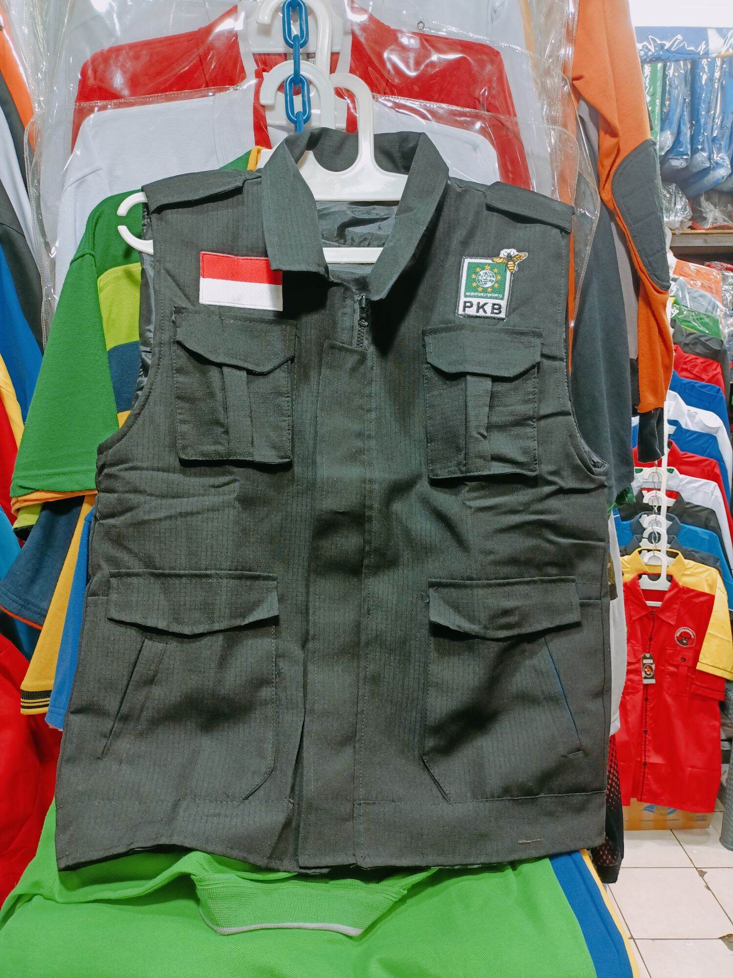 rompi partai PKB/rompi hitam bahan ripstok | Lazada Indonesia