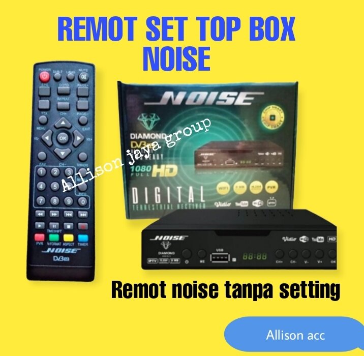 REMOTE SET TOP BOX NOISE STB NOISE TANPA SETTING | Lazada Indonesia