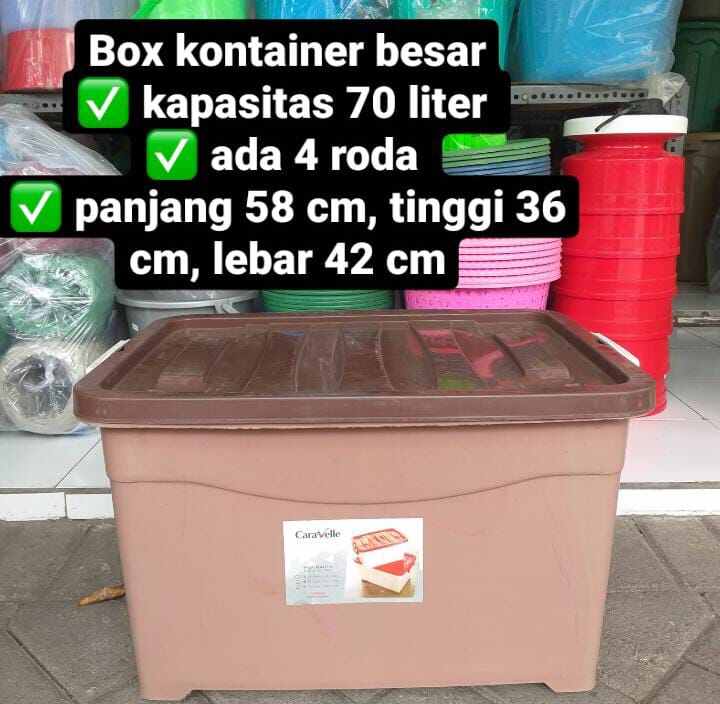 Box kontainer besar 70 liter / kotak perkakas / box baju / tempat ...