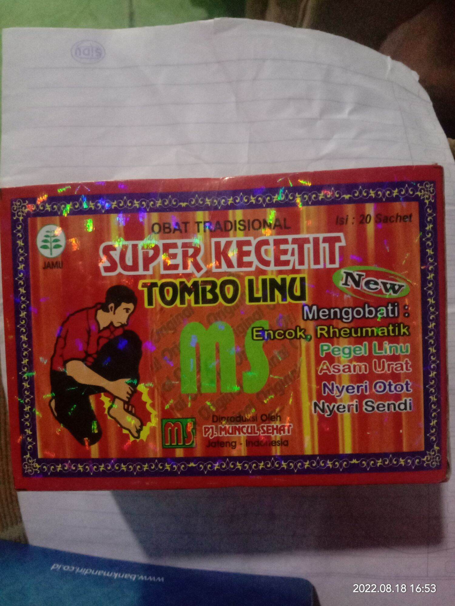 SUPER KECETIT TOMBO LINU(original)isi 20pcs | Lazada Indonesia