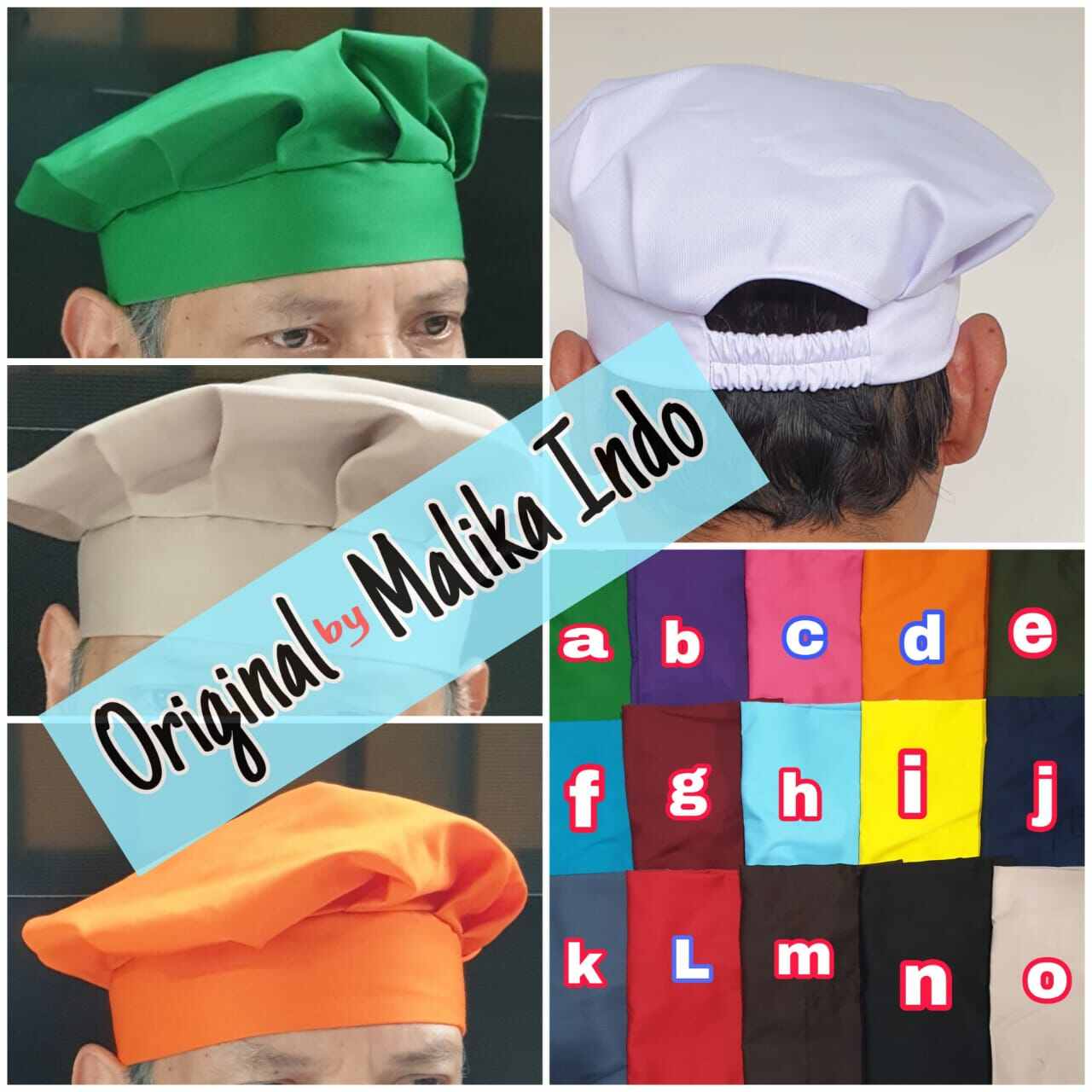 Topi Chef Topi Waiters Topi Pabrik Topi Toko Topi Koki Topi model Jamur ...