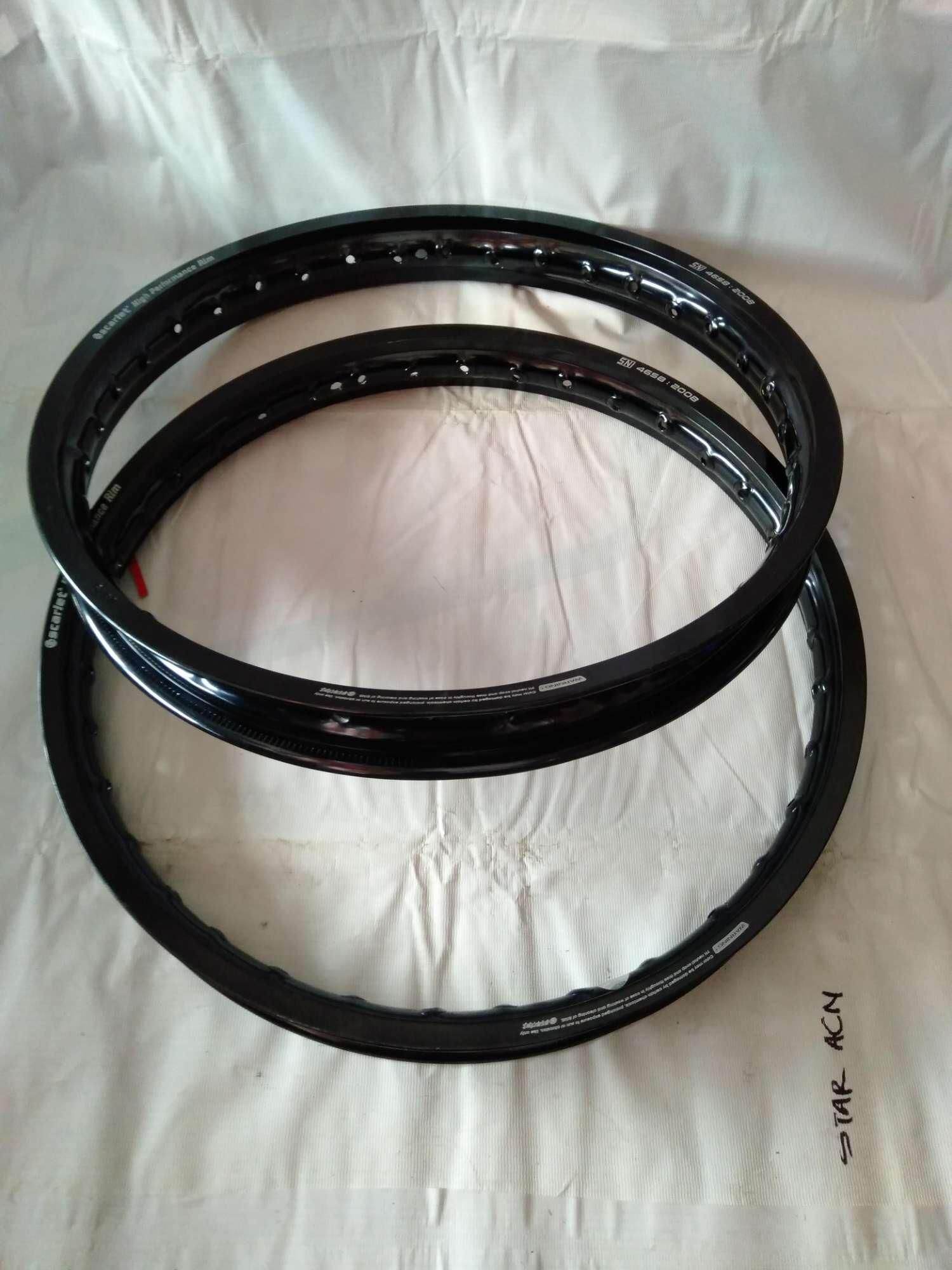 RODA VELG SCARLET RACING RING 17 X160/140 SEPASANG HITAM KILAT PRODUK ...