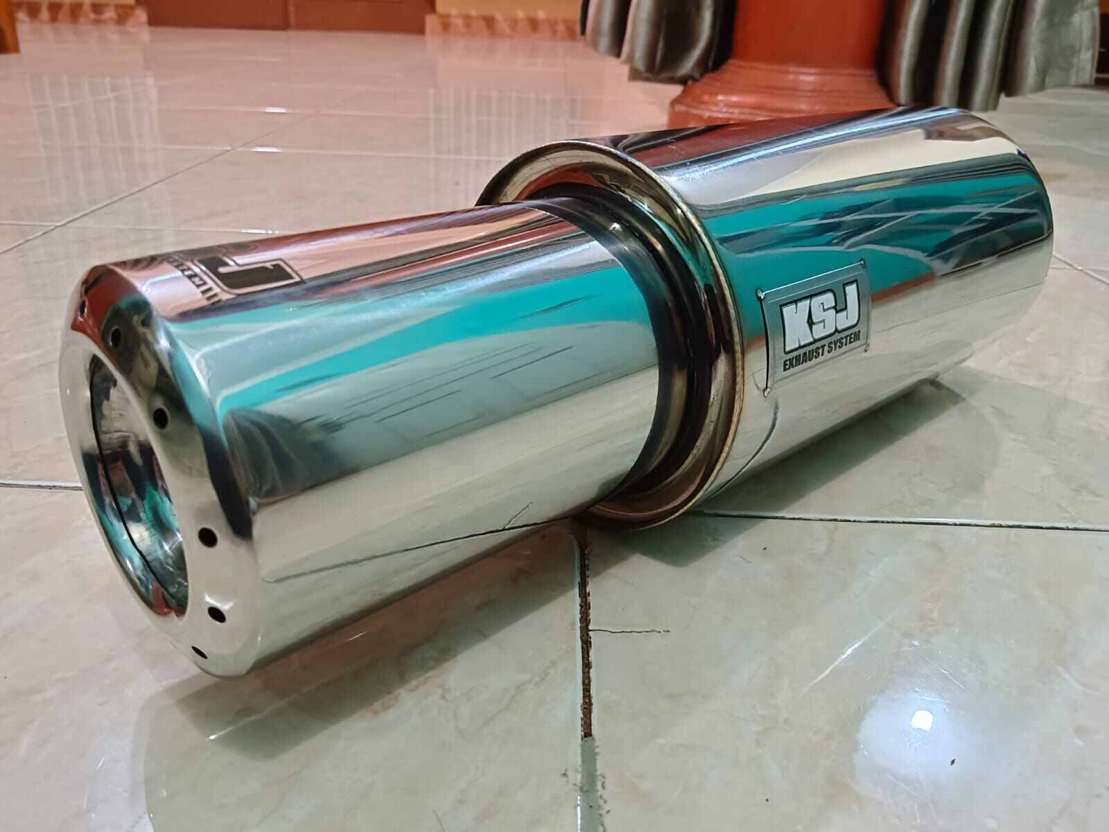 Knalpot mobil full bass bulet padet ukuran besar | Lazada Indonesia