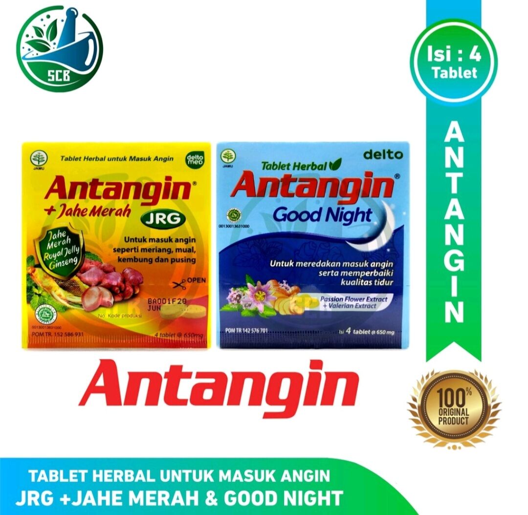 Antangin Tablet All Varian / Antangin Strip - Isi 4 Tablet | Lazada ...