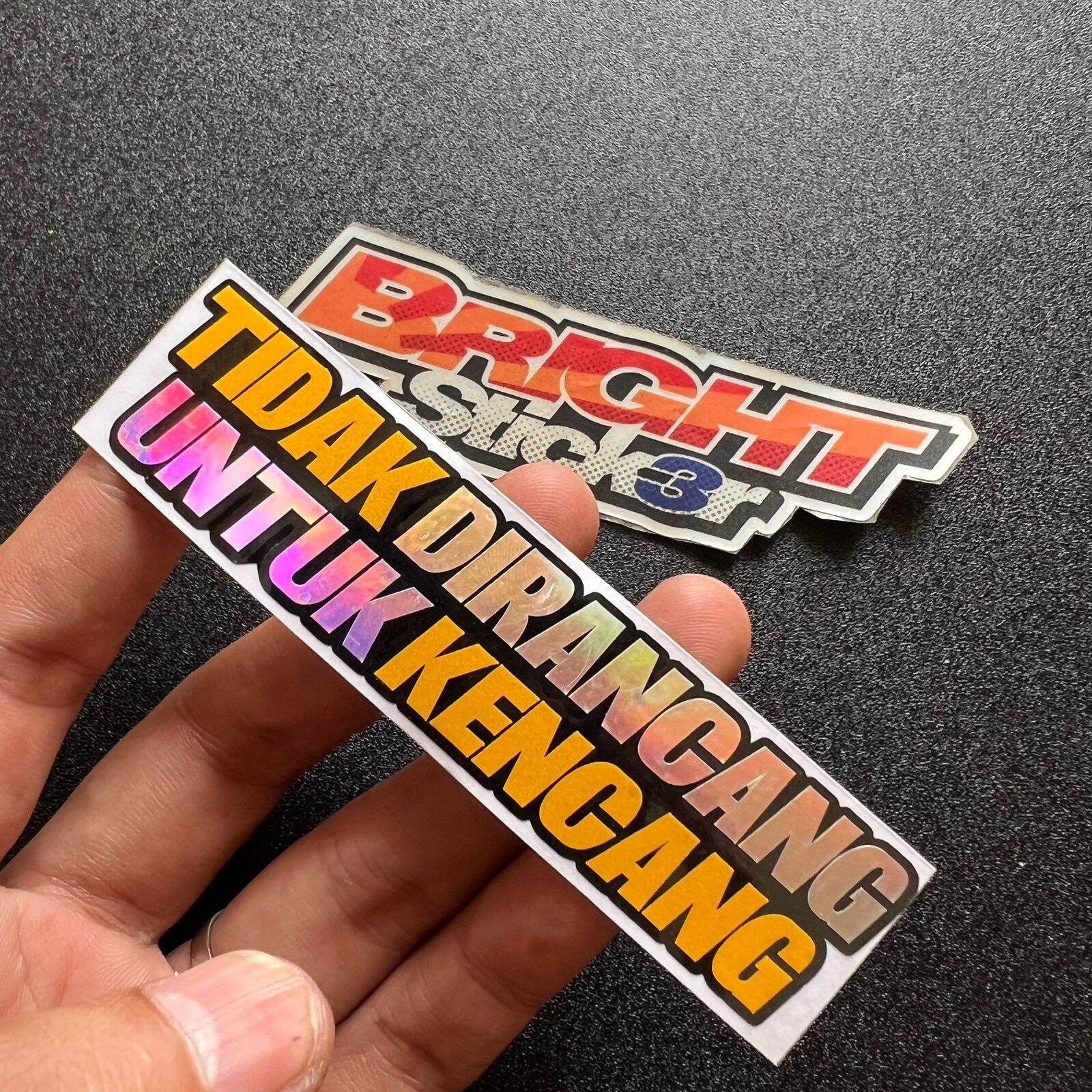 Sticker Stiker TIDAK DIRANCANG UNTUK KENCANG cutting | Lazada Indonesia