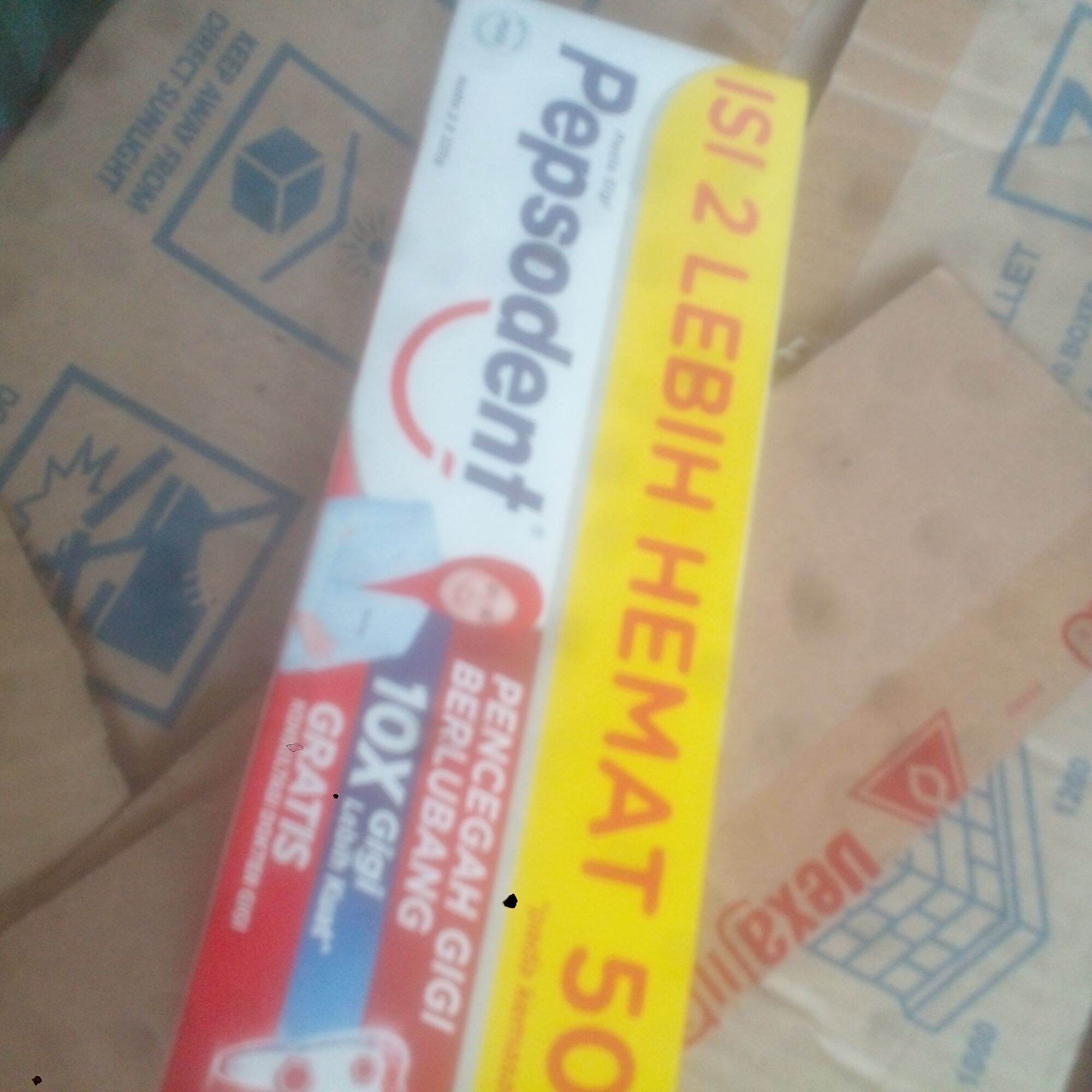 Pepsodent super jumbo 2x 225 gram pasta gigi odol pepsodent besar ...