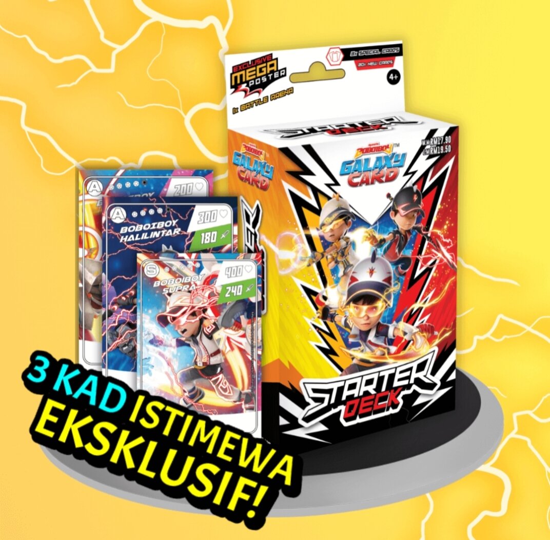 BoBoiBoy Galaxy Card – Starter Deck V3 | Lazada Indonesia