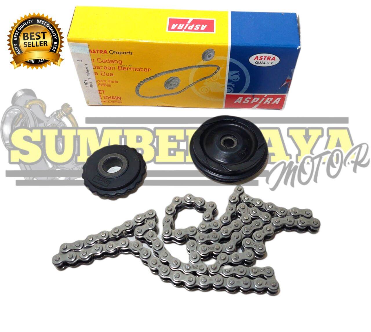 RANTAI KETENG SET SUPRA FIT LEGENDA KAMPRAT DENGAN ROLL ASPIRA | Lazada ...