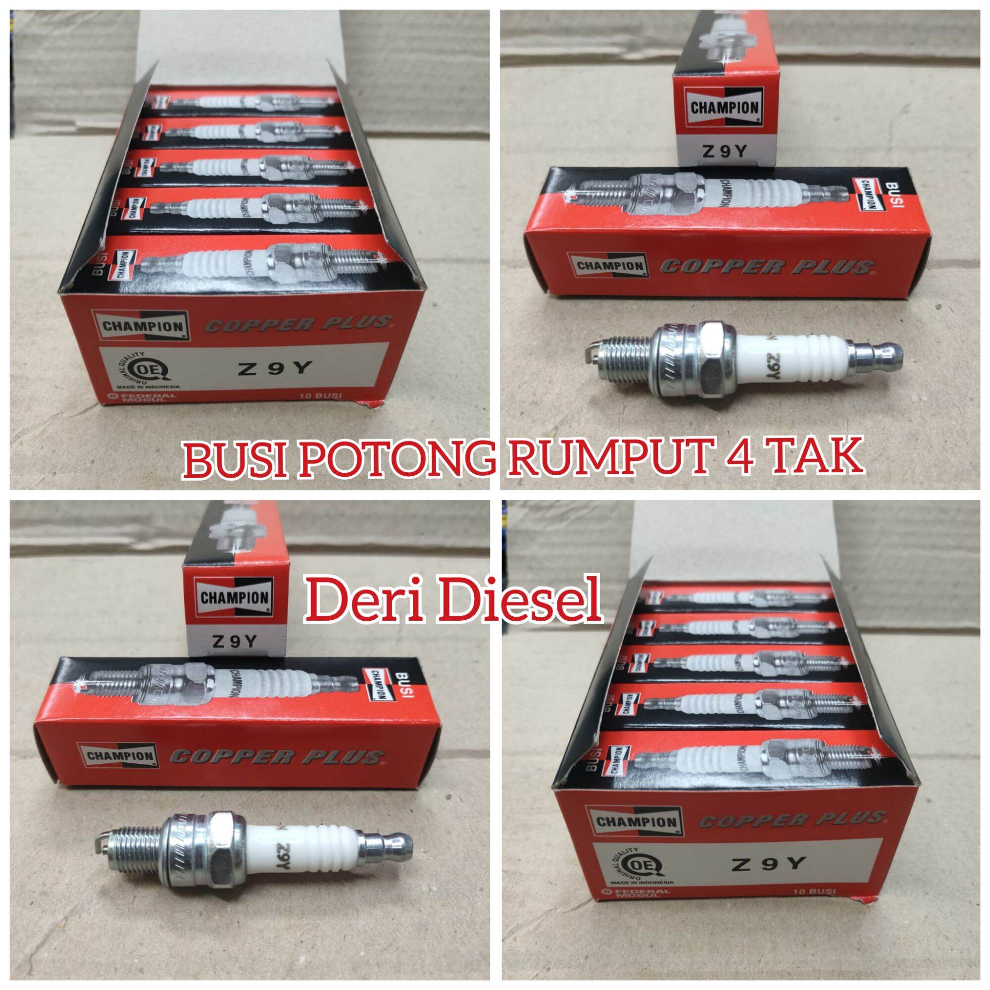 busi mesin potong rumput 4tak busi champion 4tak | Lazada Indonesia