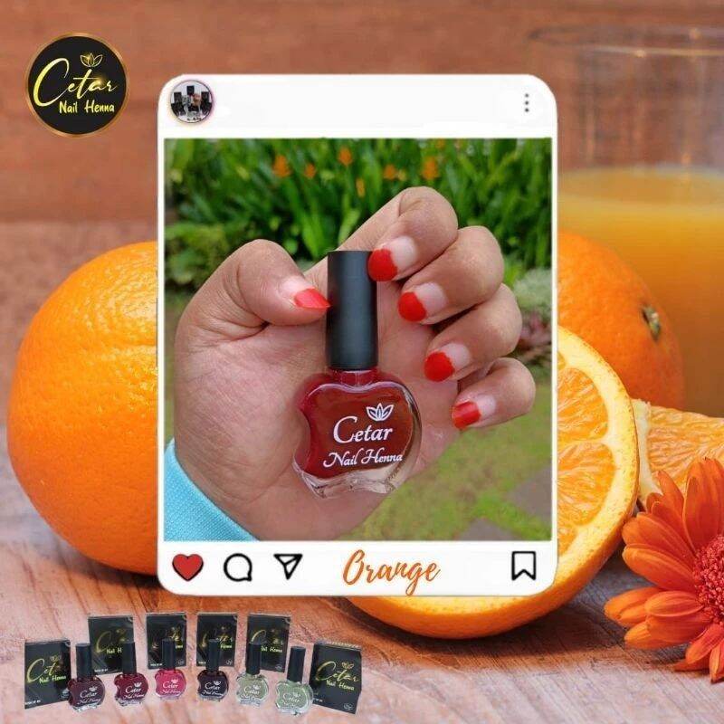 Cetar - Kutek Henna kuku Halal Cetar Nail Henna Pacar Kuku Maroon Merah ...
