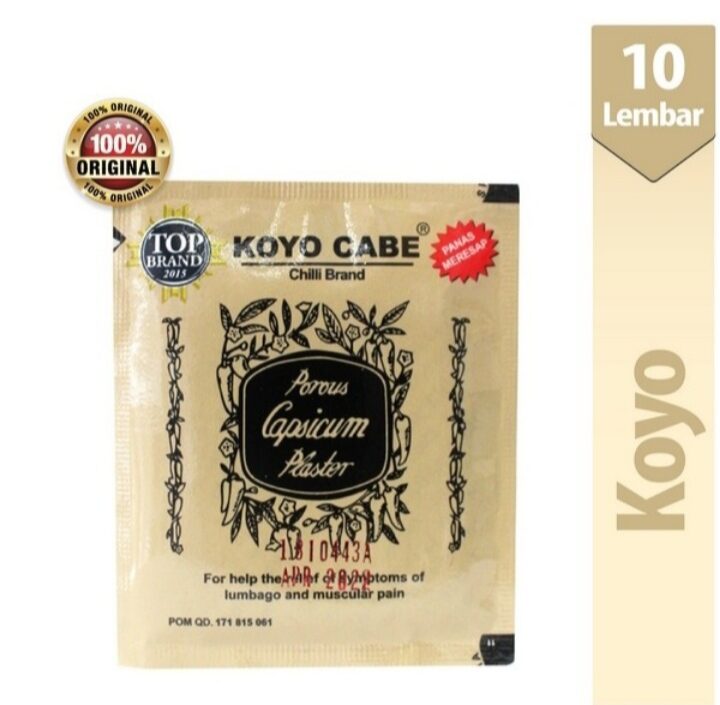 Koyo Cabe 1 sachet Isi 10 Lembar | Lazada Indonesia