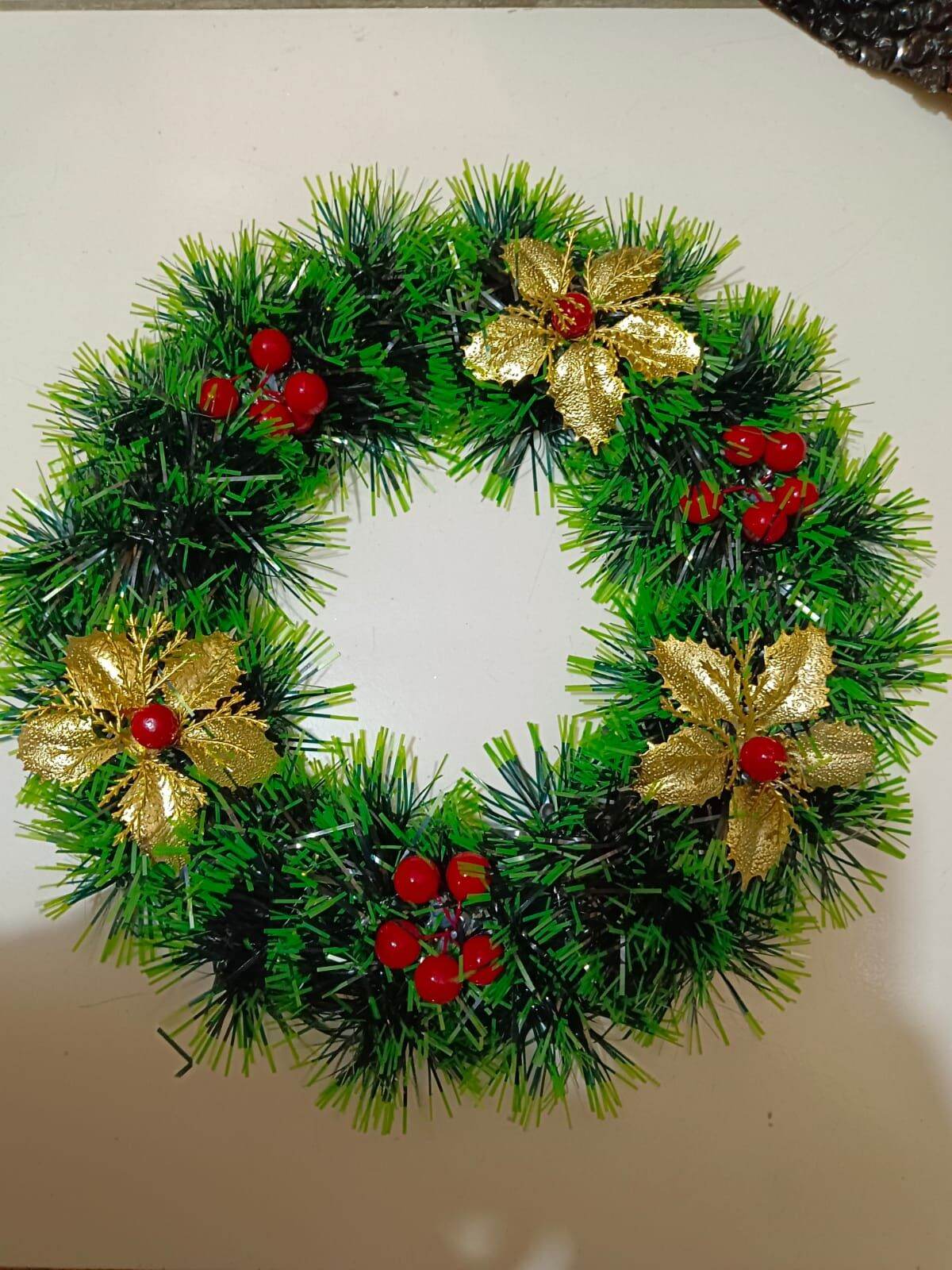 Garland Natal Dekorasi Pintu 30 CM Ornamen Natal Garland | Lazada Indonesia