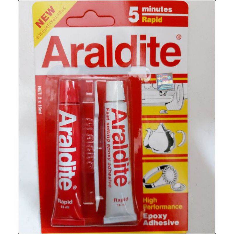 COD LEM SERBAGUNA ARALDITE MERAH/BIRU /LEM DEXTONE/ LEM EPOXY ADHESIVE ...