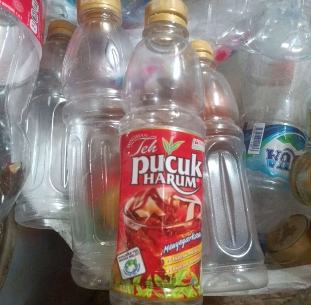 4 BOTOL PLASTIK BEKAS UKURAN SEDANG ALL MERK | Lazada Indonesia