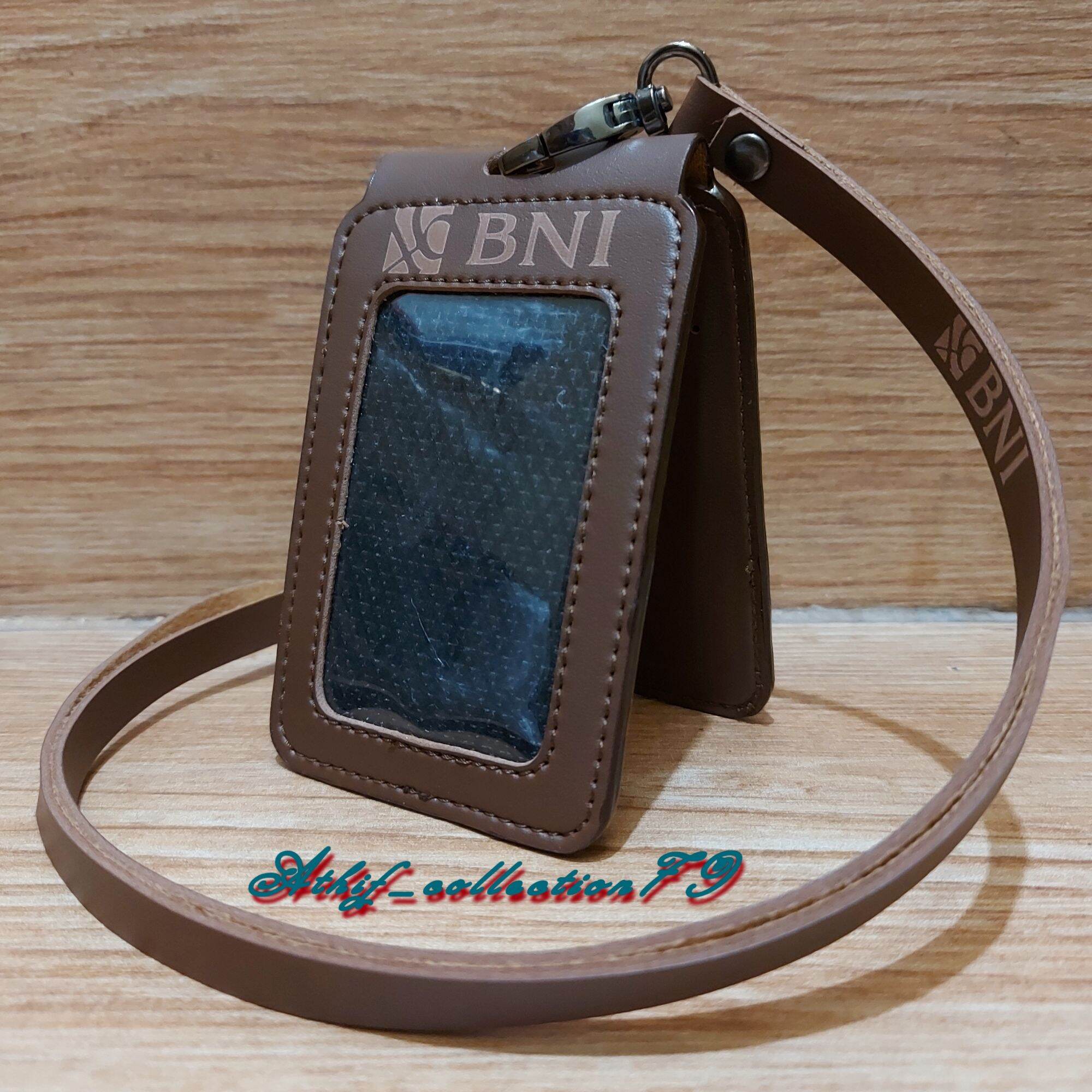 Tempat Id Card Kulit BANK BNI Lipat Holder Id Card BNI Kulit Lipat ...