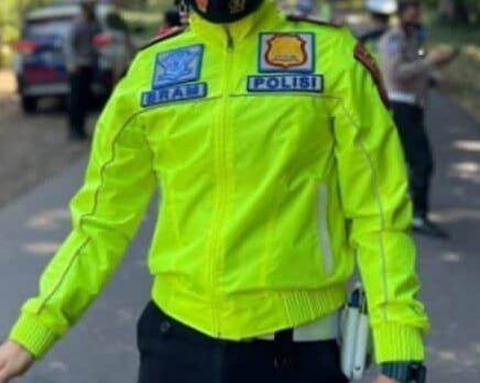 JAKET polisi,patwal dinas terbaru lengkap logo gratis nama | Lazada ...