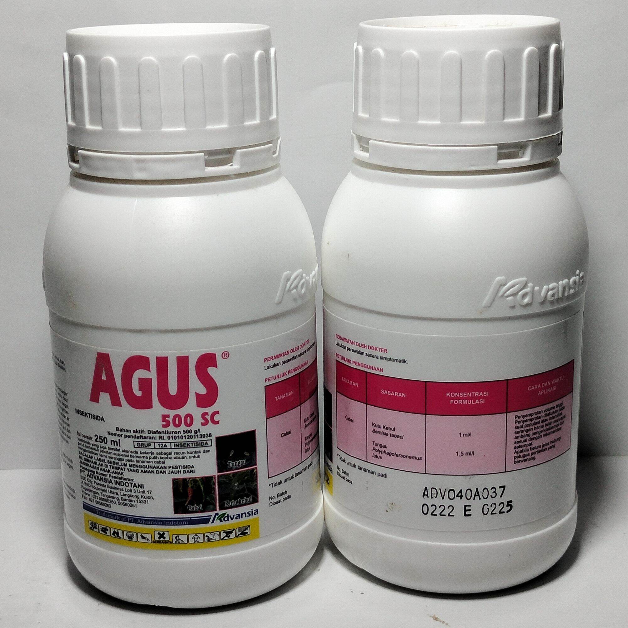 Insektisida AGUS 500 SC 250ml Bahan aktif Diafentiuron pembasmi Kutu ...