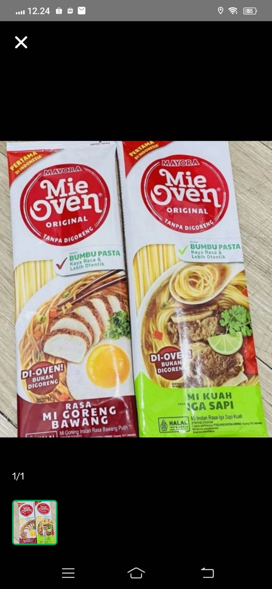 MIE OVEN MAYORA MIE INSTAN RASA KUAH IGA SAPI/GORENG BAWANG | Lazada ...