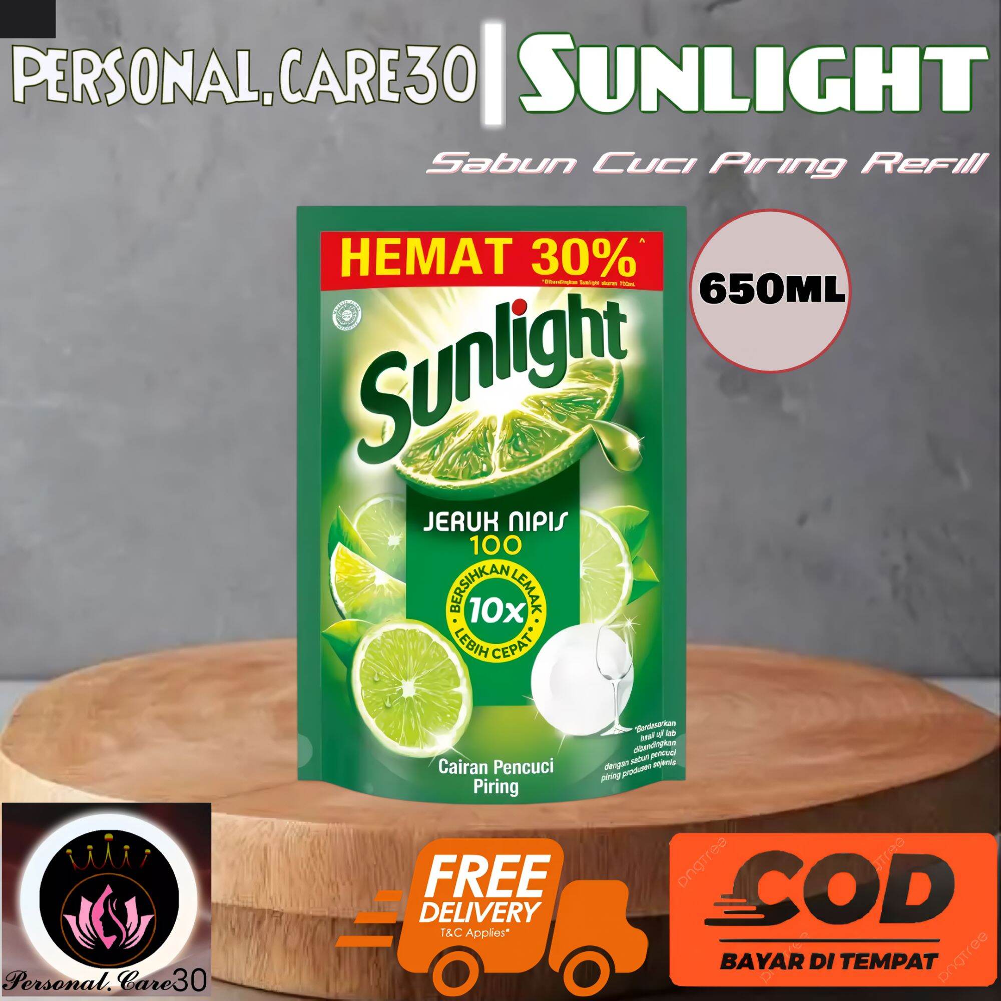 Sunlight Sabun Cuci Piring Jeruk Nipis Refill 650Ml | Lazada Indonesia