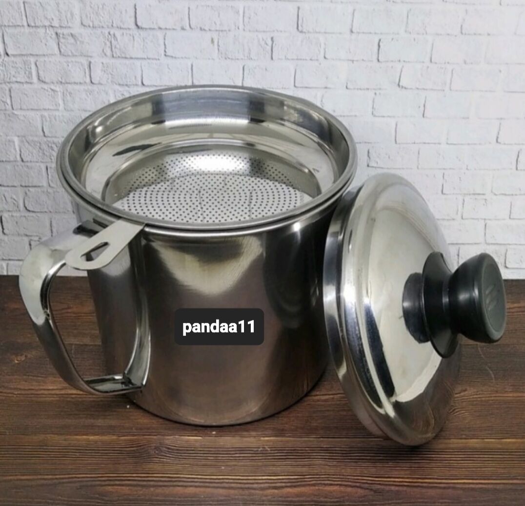 Wadah Penyaring Minyak Goreng - Oil Pot Saringan Minyak | Lazada Indonesia