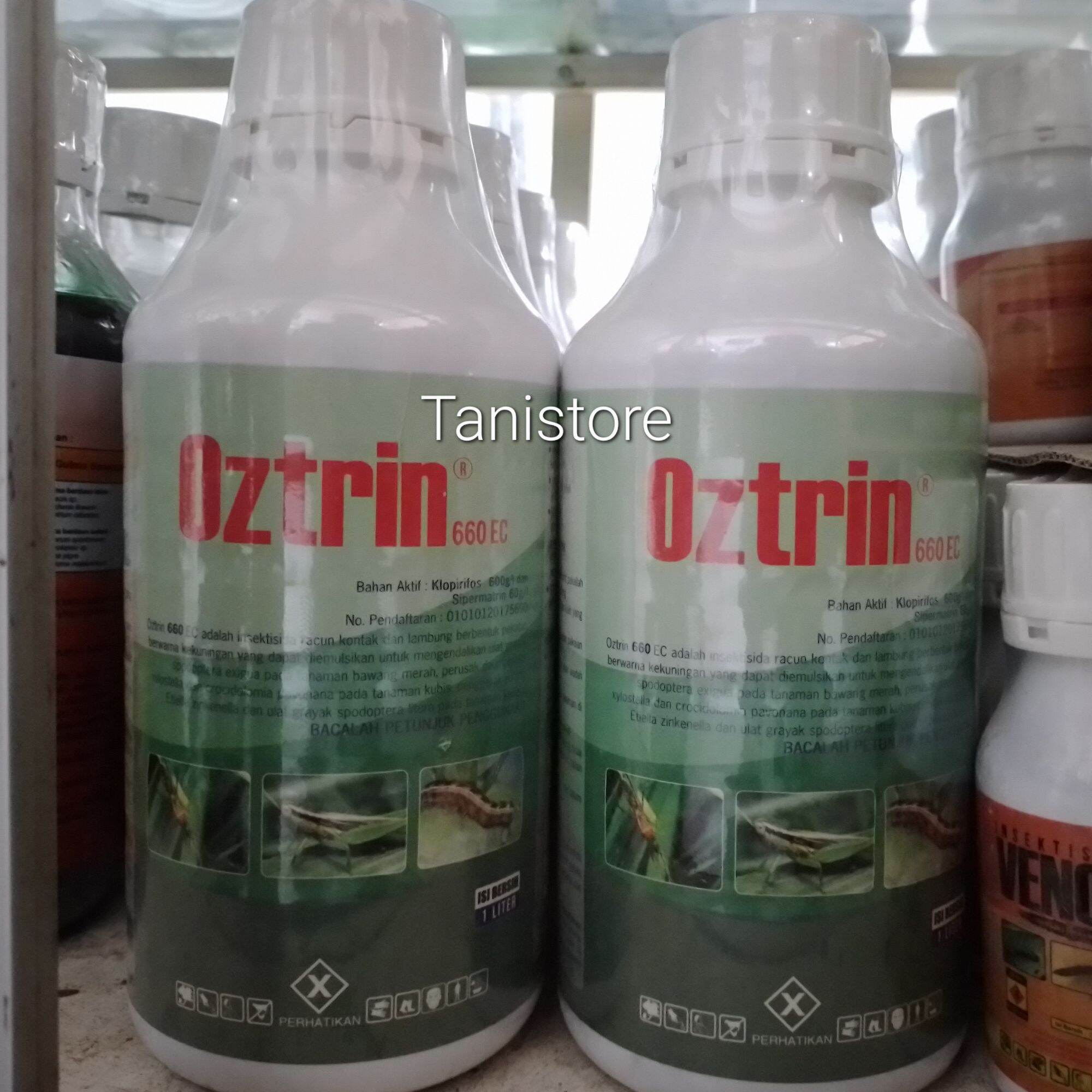 Insektisida Oztrin Klopirifos + Sipermetrin 660 EC isi 1 liter | Lazada ...