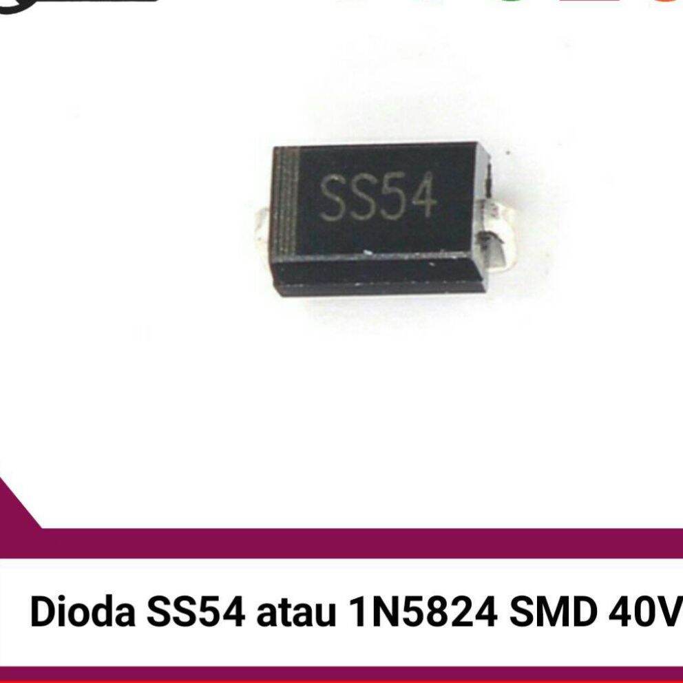2 pcs Diode schottky smd SS54 1n5824 kemasan Do-214ac 5A 40V mini Dioda Schottky 5A 40V | Lazada ...