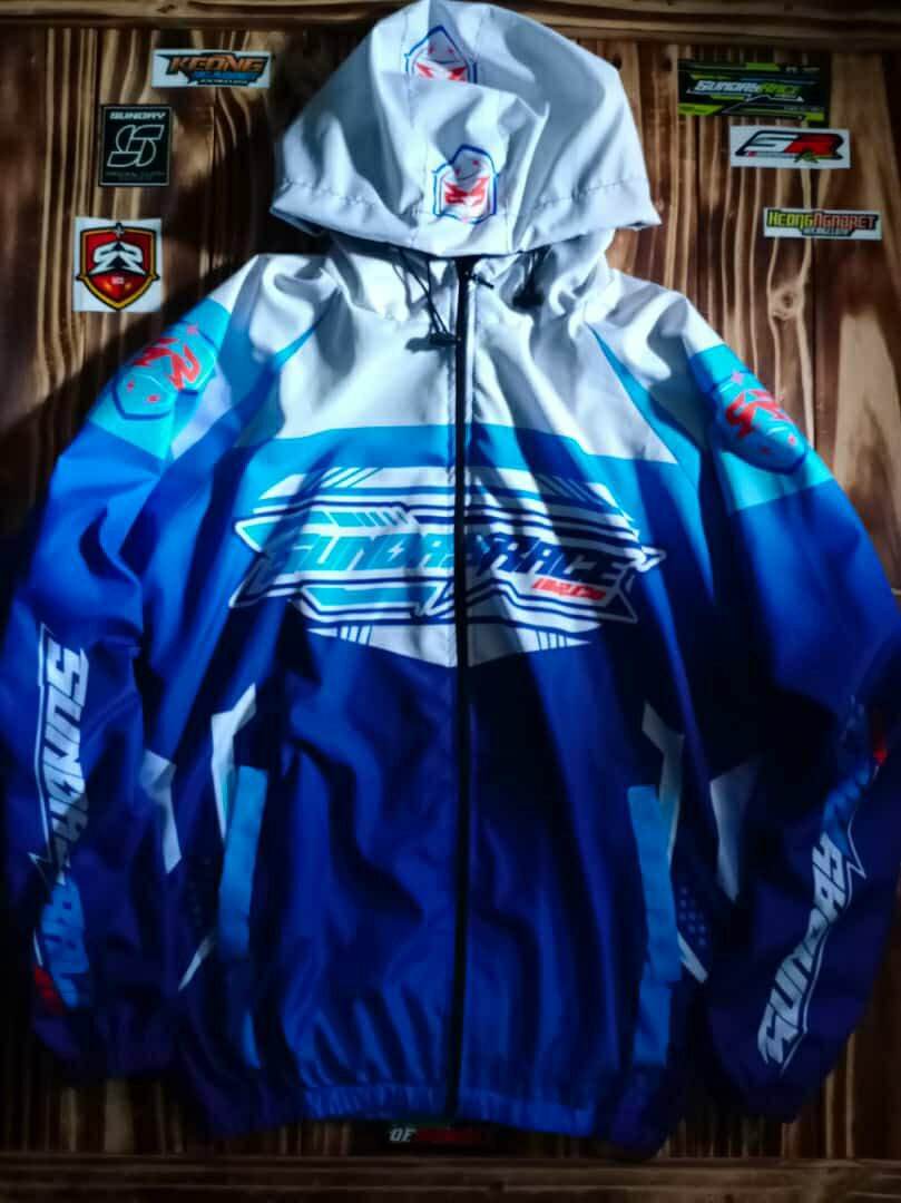 JAKET RACING // JAKET SUNDAY RACE // JAKET PARASUT // new (lebih tebal ...