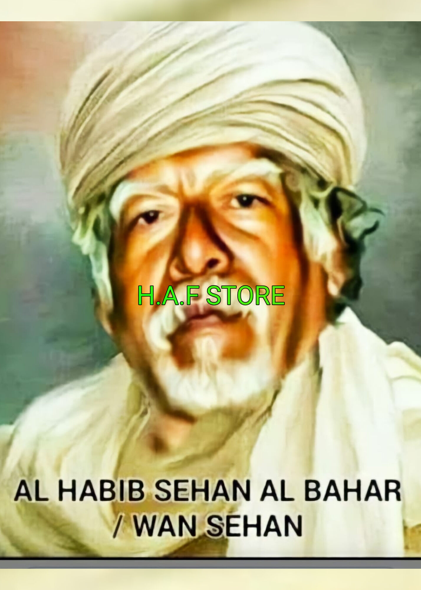 Habib Sehan [COD] Foto + bingkai kayu Poster kayu poster habib Hiasan ...