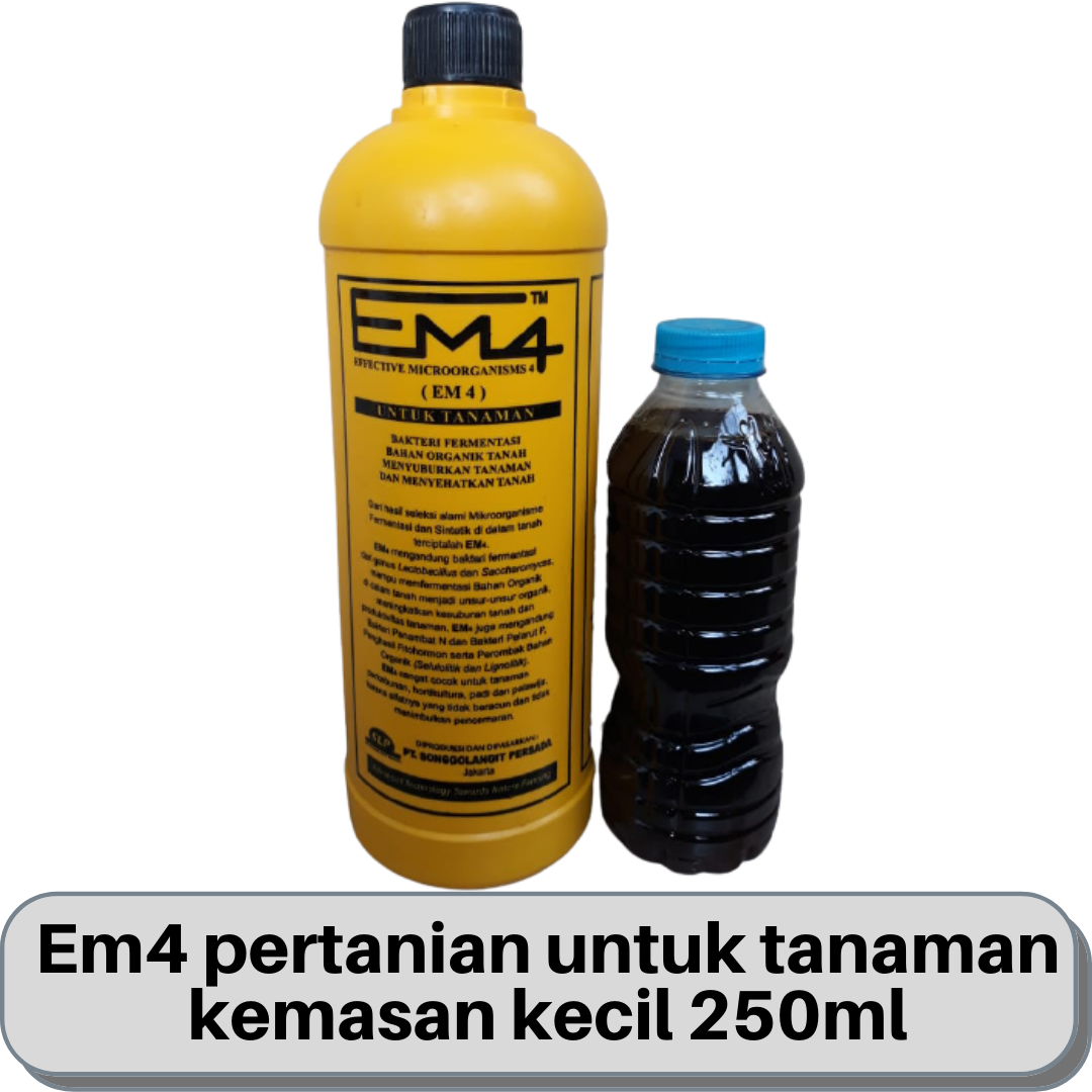 EM4 pertanian/Em4 untuk tanaman kemasan botol 250ml | Lazada Indonesia