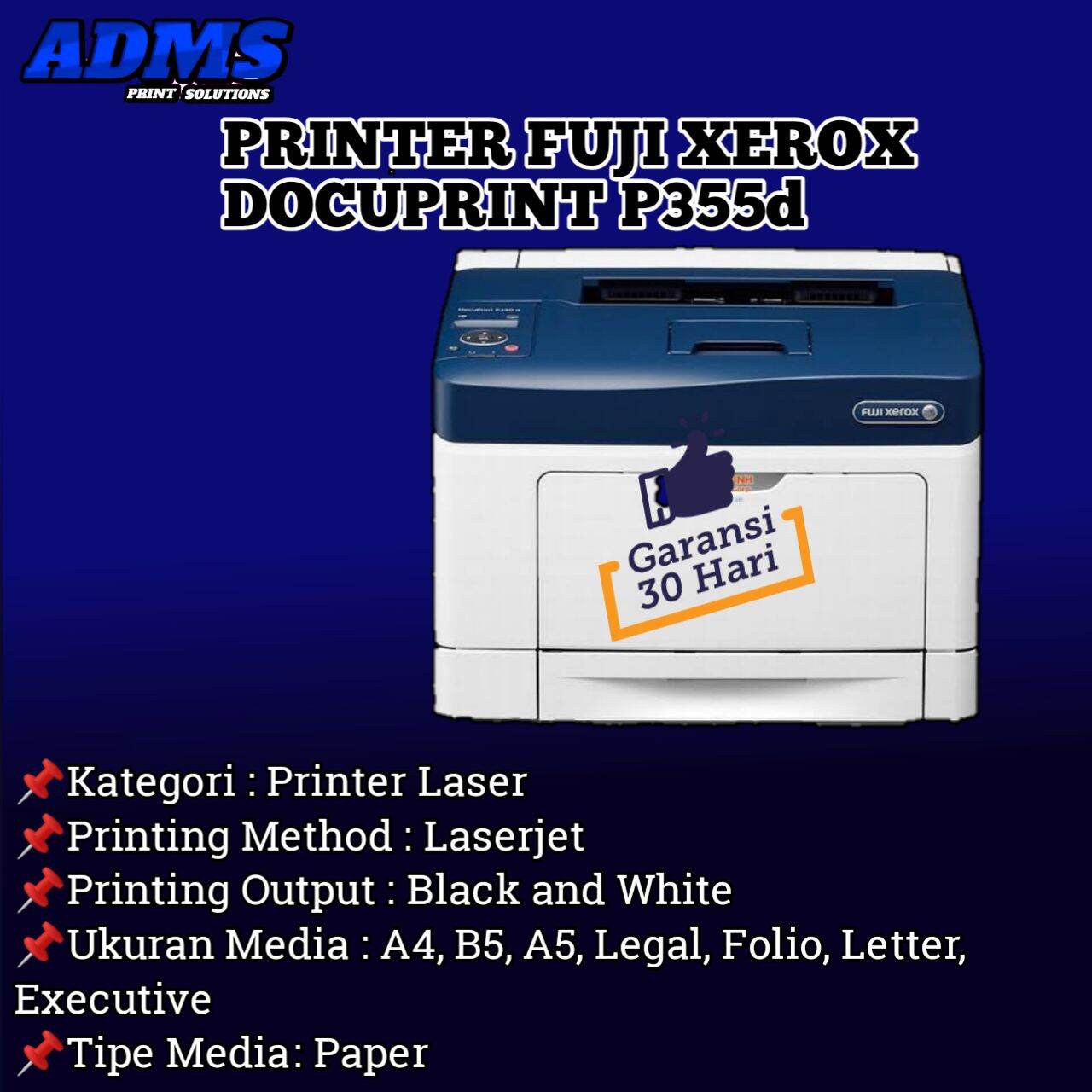 Fuji Xerox DocuPrint p355d,m355dn | Lazada Indonesia